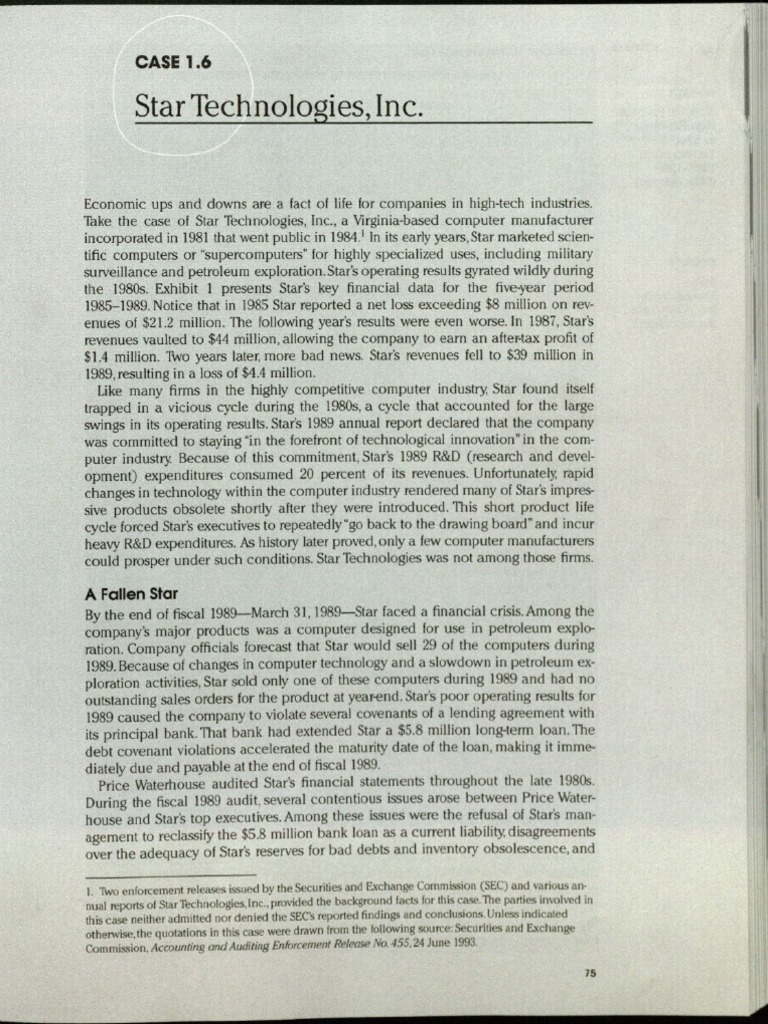 Star Technologies | PDF