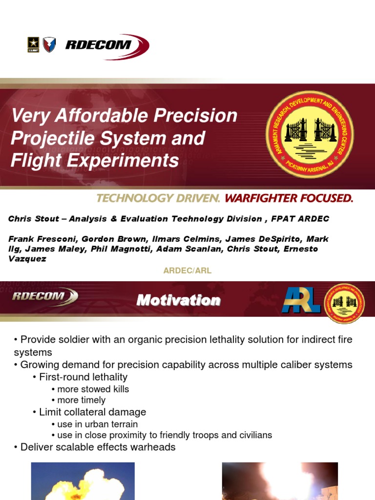 Very Affordable Precision Projectile | PDF | Guidance System | Global ...