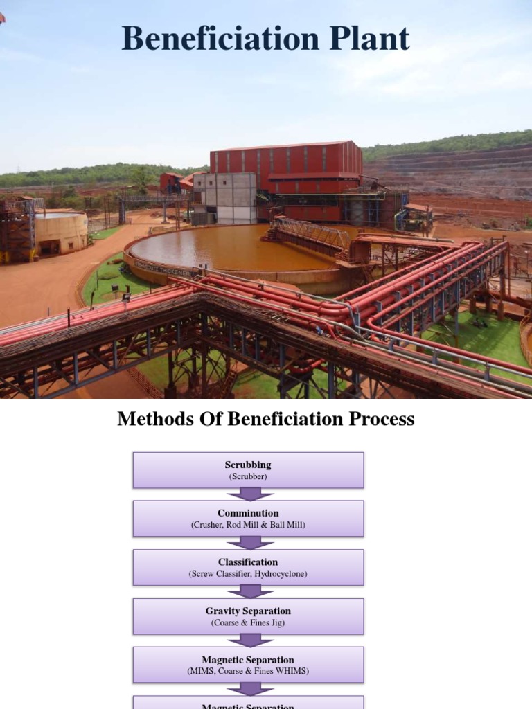 Beneficiation Plant Process Flow | PDF | Industrial Processes | Chemistry