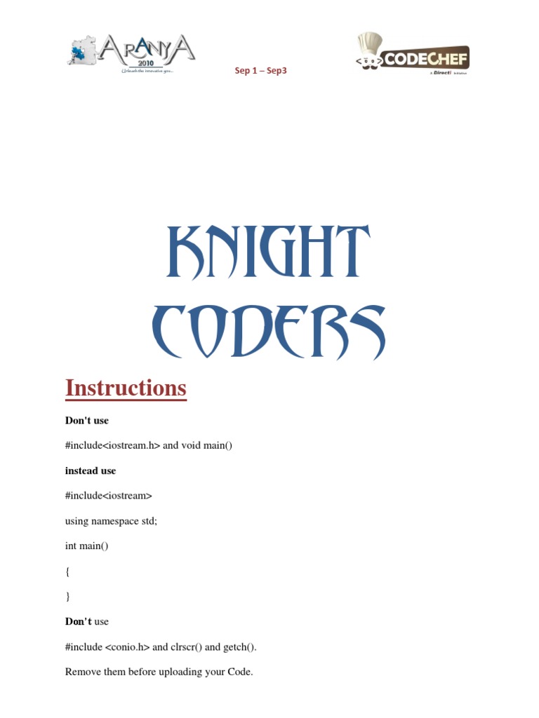 Knight Coders | PDF | Cipher | Metre