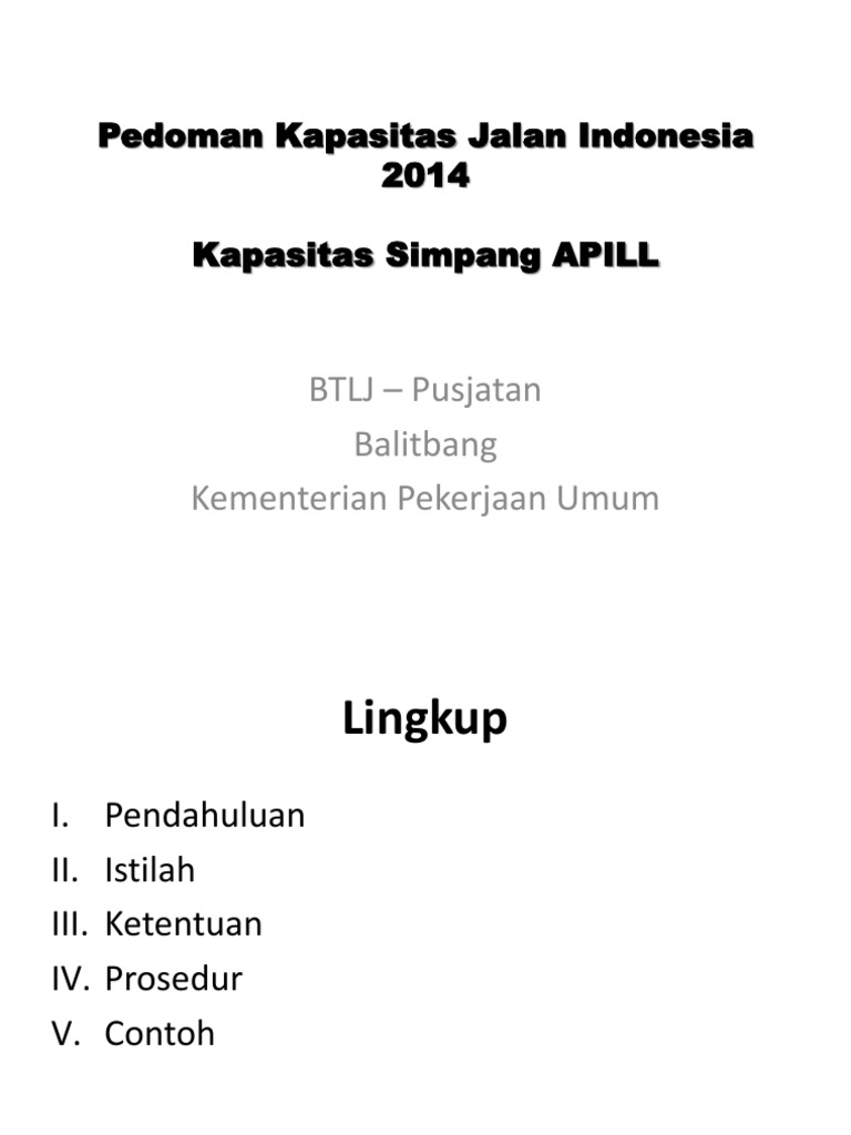 04 Simpang APILL | PDF