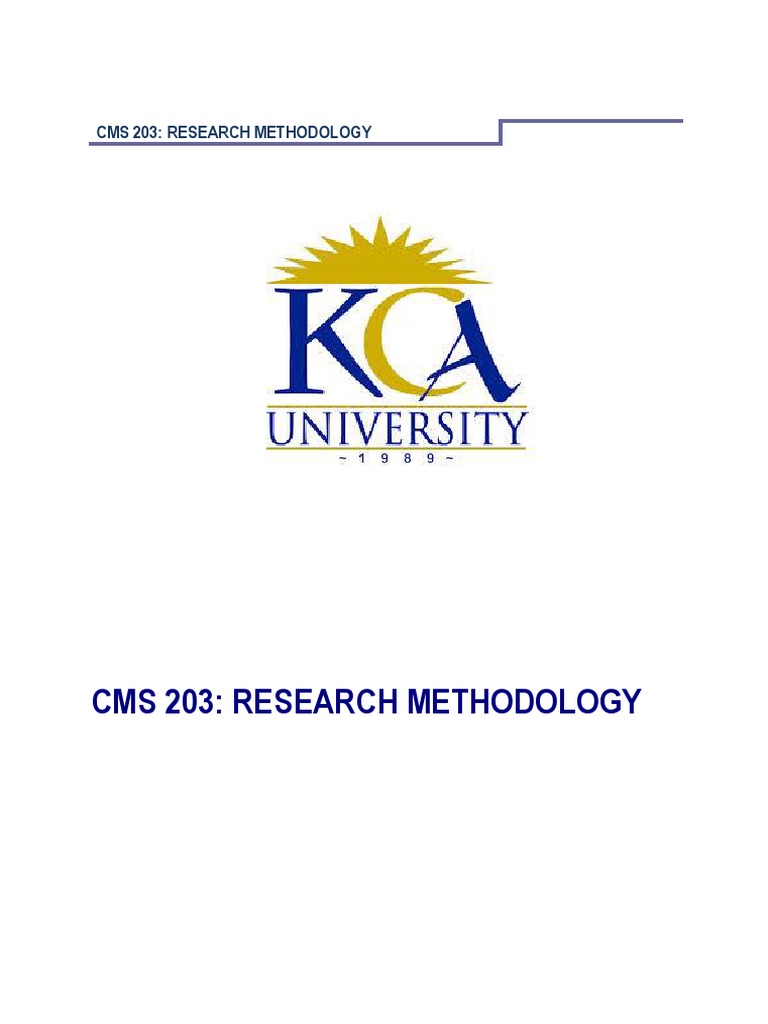 Research Methodology | PDF | Scientific Method | Experiment