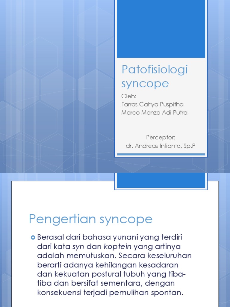Patofisiologi Syncope | PDF