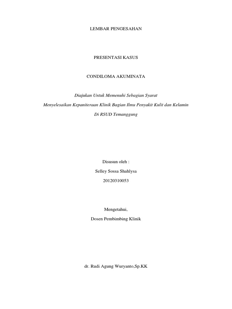 Condyloma Acuminata | PDF