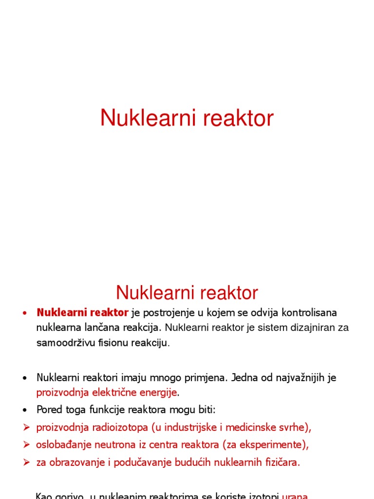 7-Nuklearni Reaktor | PDF