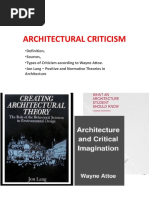 Types of Architectural Criticism, Wayne Attoe | PDF | Criticism | Normative