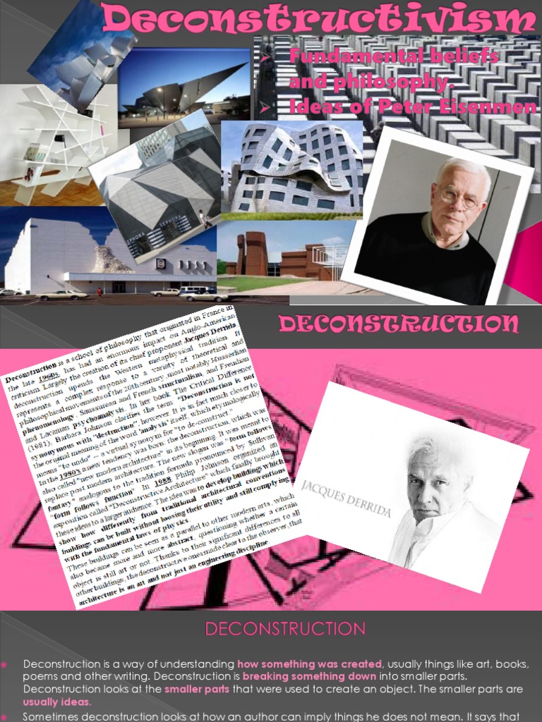 Deconstructivism in Architecture: Fragmentation, Non-Rectilinear Forms ...