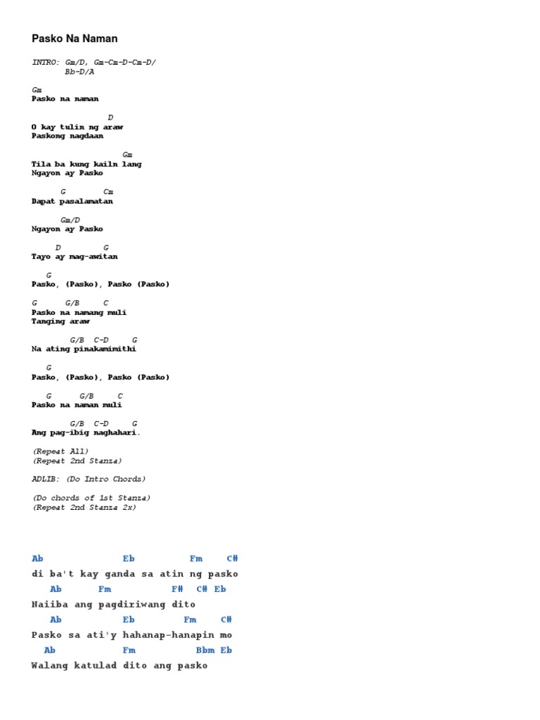 Pasko Na Naman | PDF