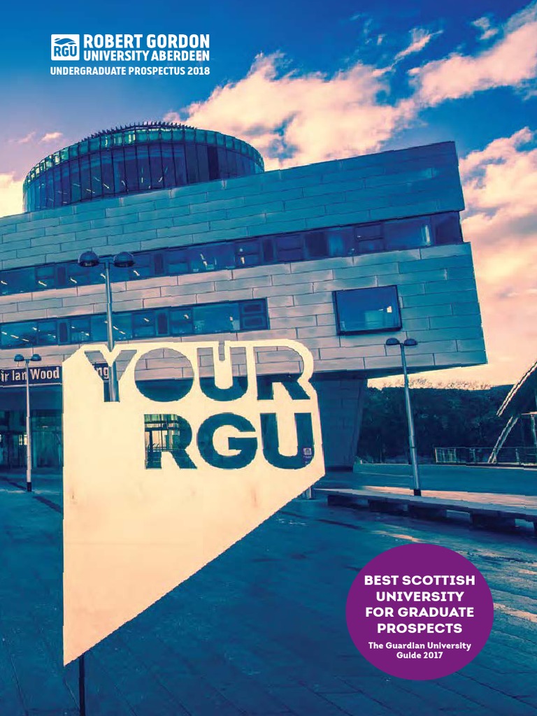 RGU UG Prospectus 2018 | PDF | Further Education