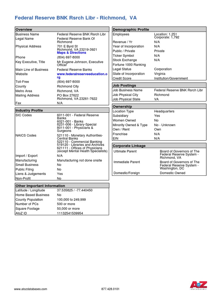 Federal Reserve Bank S | PDF | Qr Code | Federal Reserve System