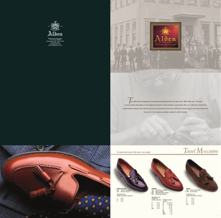 Alden Catalog 12052016 | PDF | Shoe | Leather