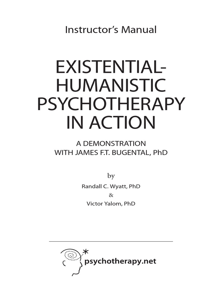 Existential Humanistic | PDF | Humanistic Psychology | Psychotherapy