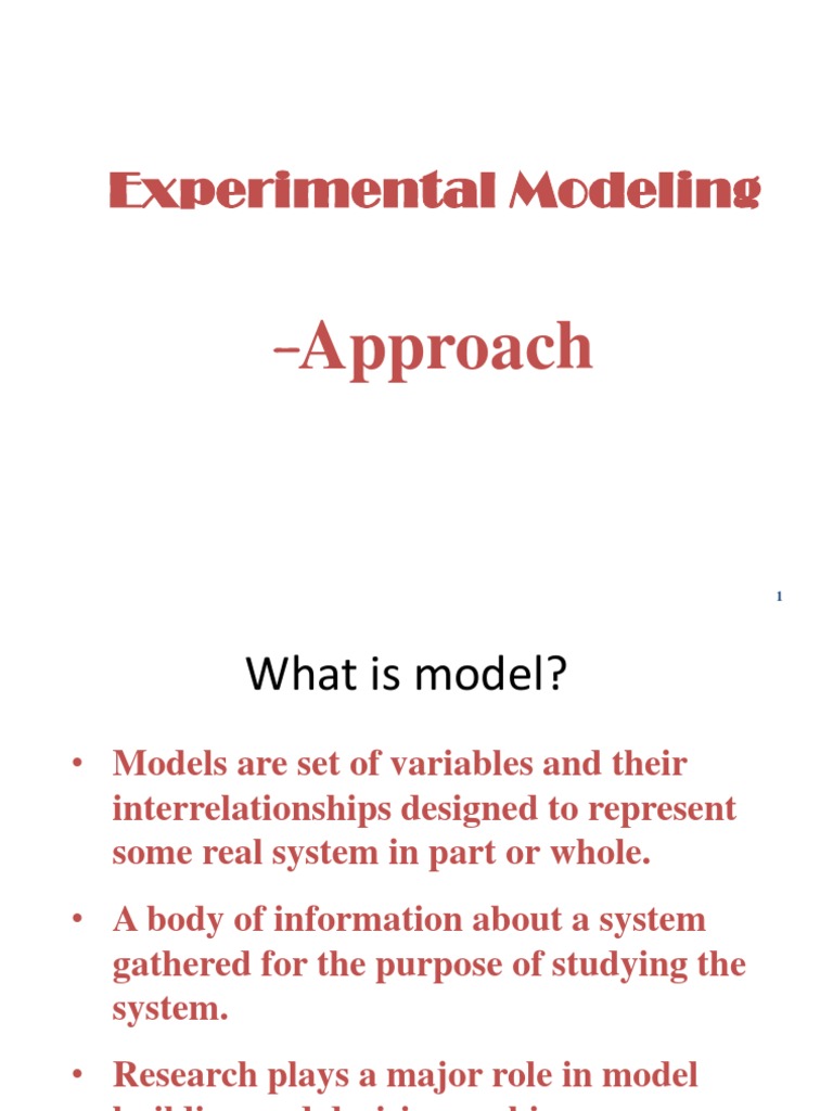 Experimental Modelling | PDF | Experiment | Force