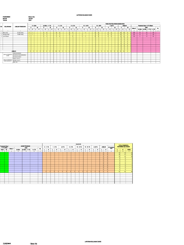 Form Diare 2016 | PDF