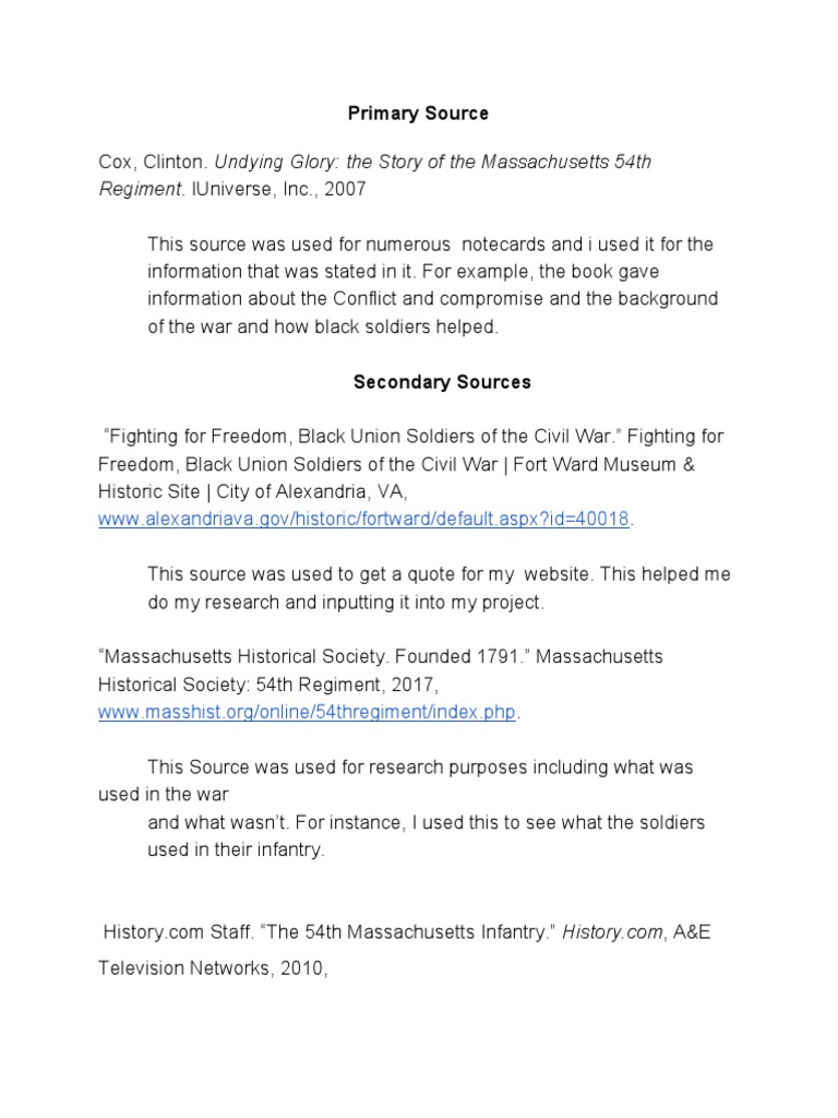 54th Massachusetts Regiment Research Guide | PDF | Social Science | History
