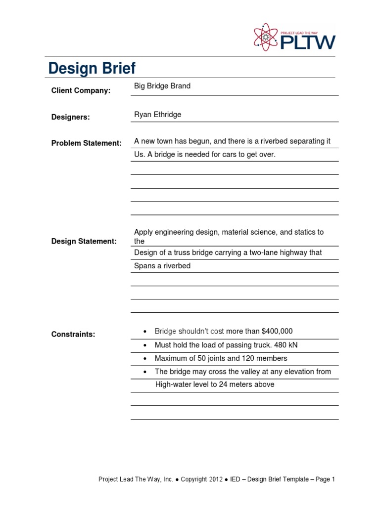 Bridge Brief | PDF | Bridge | Economic Sectors