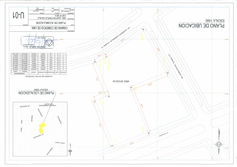 Plano de Ubicacion (Coordenadas Utm) | PDF