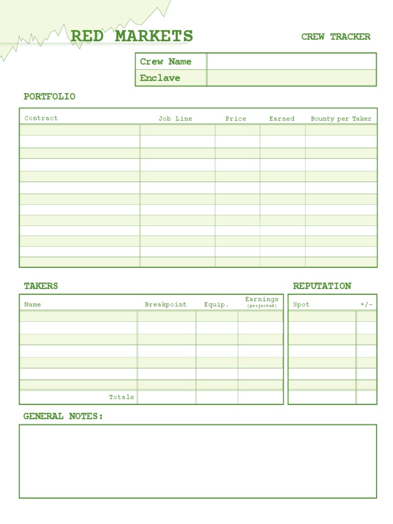 Red Markets Crew Tracker Overview | PDF | Technology & Engineering