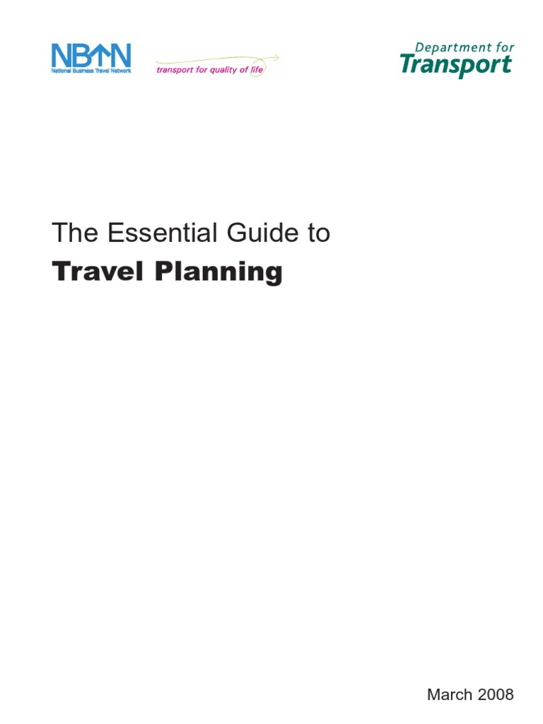 The Essential Guide To Travel Planning | PDF | Car | Public Transport