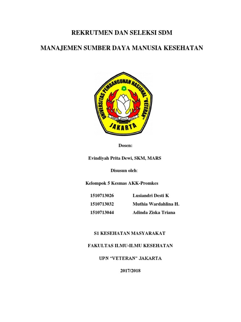 MSDM Kel 5-Rekrutmen Dan Seleksi SDM | PDF
