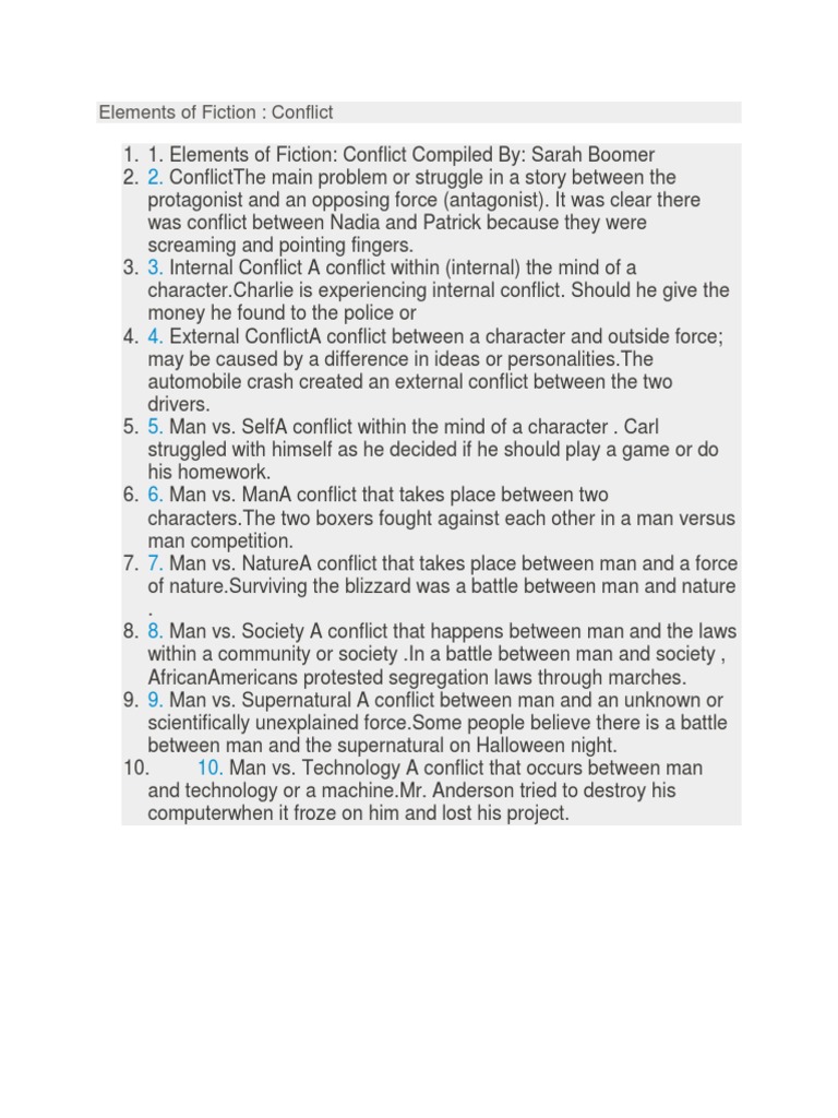 Elements of Fiction | PDF