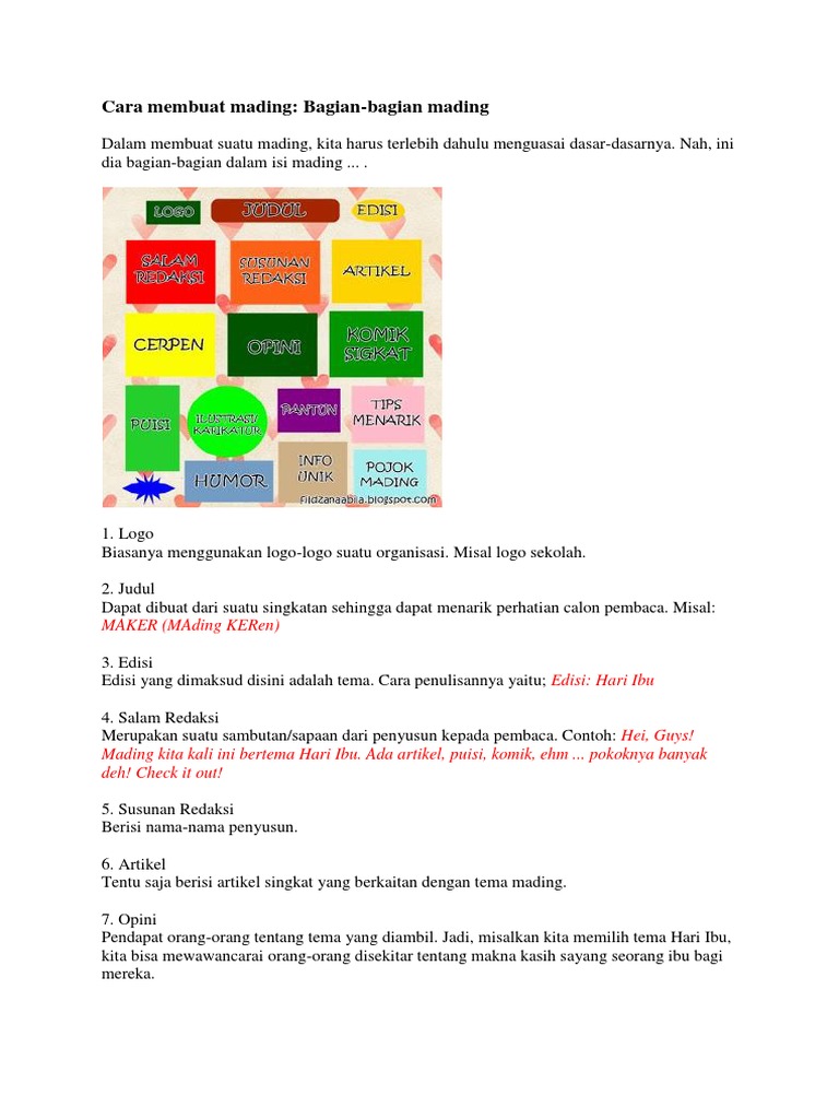 Cara Membuat Mading | PDF