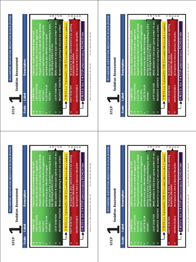 CAM ICU PocketCards PDF | PDF | Intensive Care Unit | Psychiatry ...