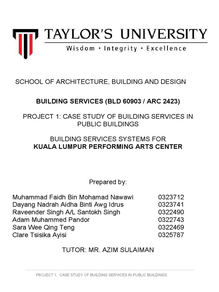 Building Services Report | PDF | Air Conditioning | Hvac