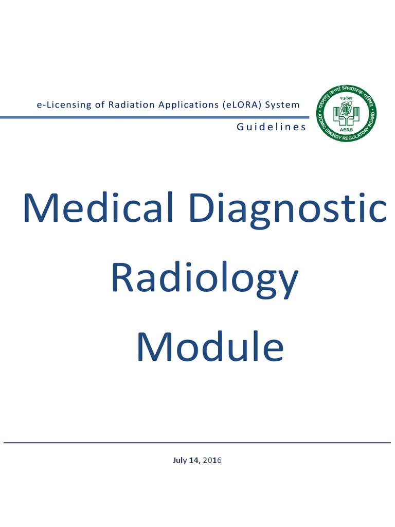 E LORA Diagnostic Radiology Guidelines | PDF | Ct Scan | Radiology