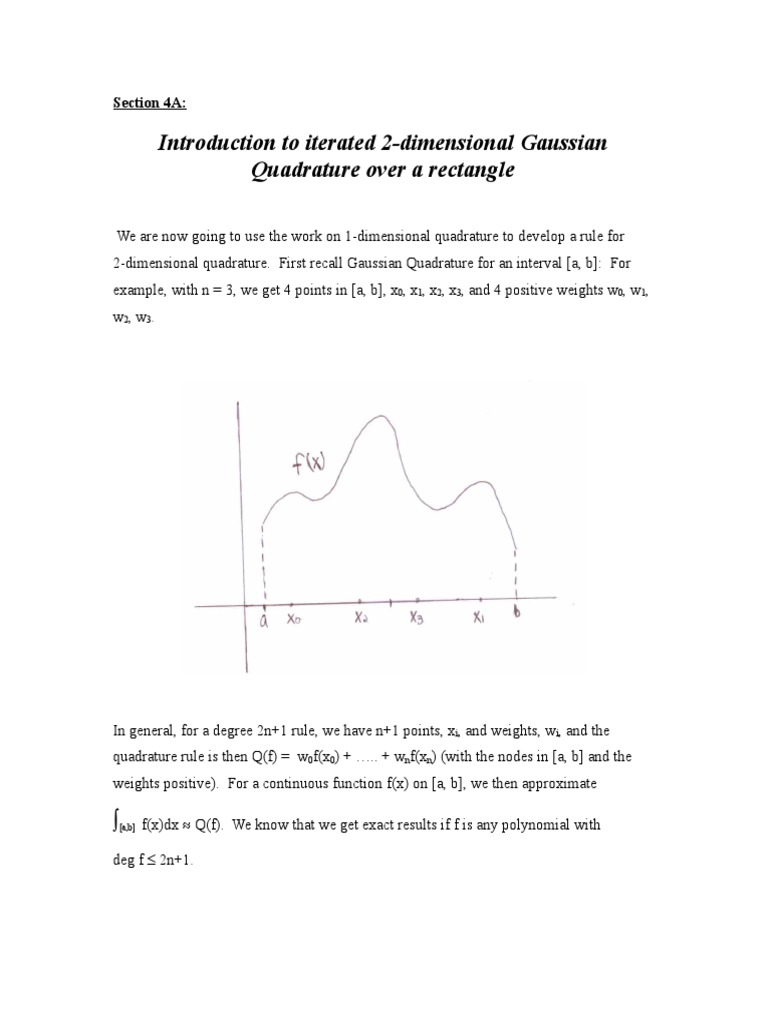 Calculating Iterated 2-Dimensional Gaussian Quadrature Rules for ...
