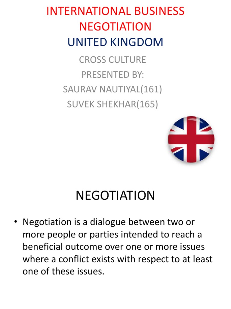 International Business Negotiation Insights | PDF | Negotiation | Etiquette