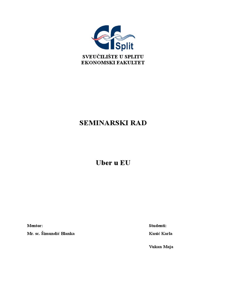 Uber U EU - Case Study | PDF