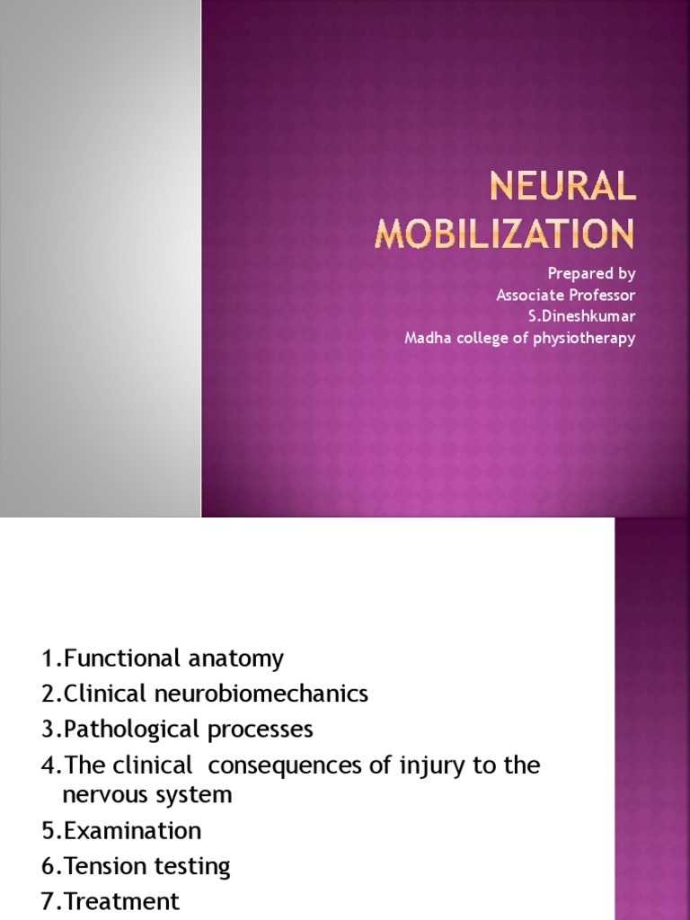 Neural Mobilization | Anatomical Terms Of Motion | Axon