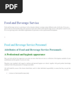 Restaurant Training Manuals | PDF | Tableware | Beverages