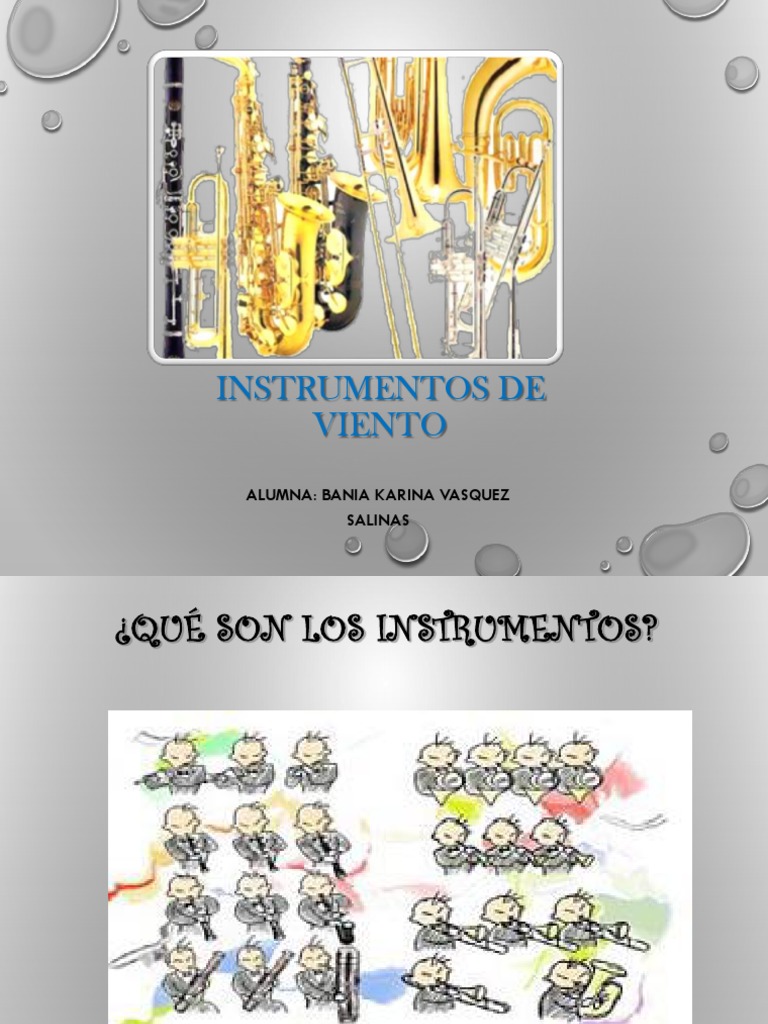Instrumentos de Viento | PDF | Clarinete | Oboe