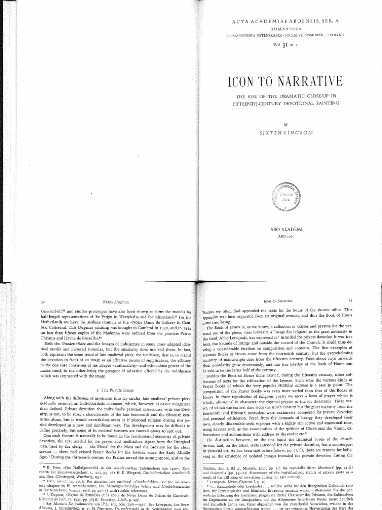 Ringbom 1965 | PDF | Icon | Mary, Mother Of Jesus