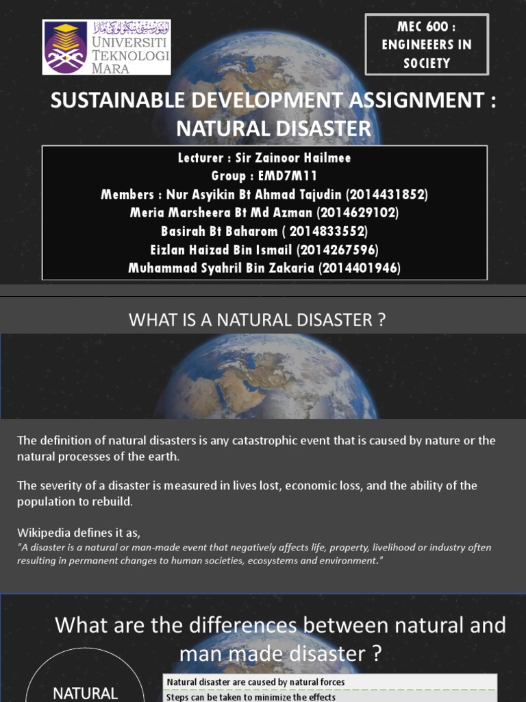 EIS Assignment Group 2 - Sustainability | PDF | Tsunami | Flood