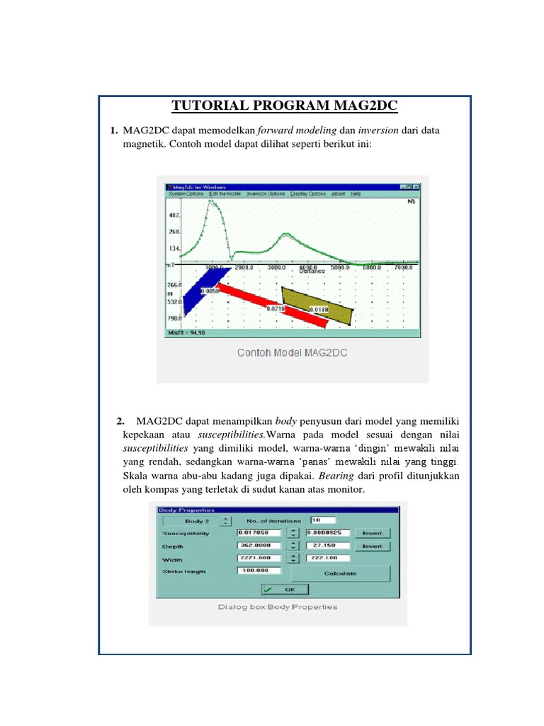 Tutorial Program Mag2dc | PDF