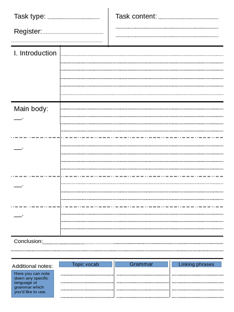 Writing Planning - Draft Sheet 2.0 | PDF
