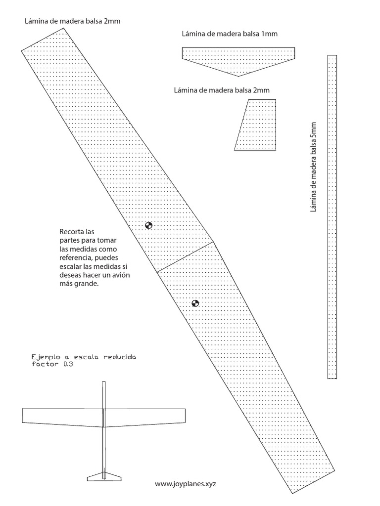 Planos De Planeadores De Balsa Sencillos