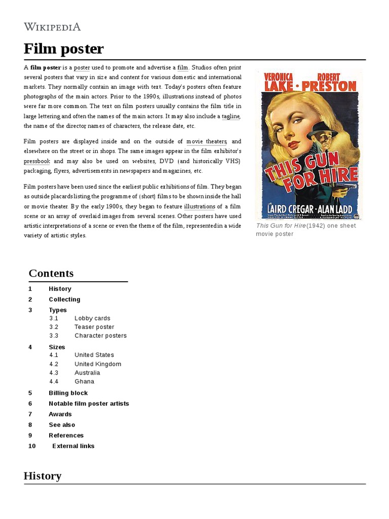 Film Poster | PDF | Advertising | Leisure