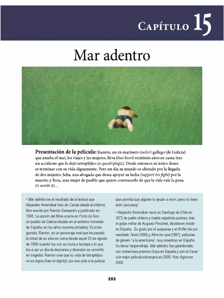 Chapter 15: Mar Adentro | PDF