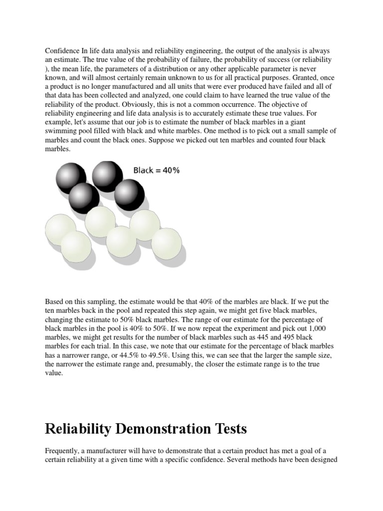 Reliability Demonstration Tests | PDF