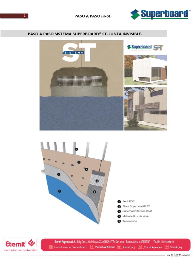 Colocación Superboard | PDF | Procesos industriales | Materiales de ...