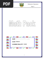 Year 5 Maths Test - Yearly Exam - Questions | PDF | Length