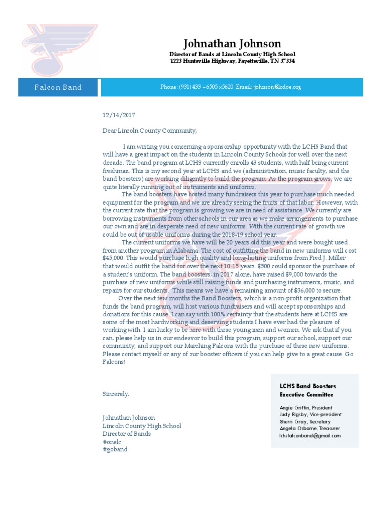 Uniform Letter | PDF | Clothing