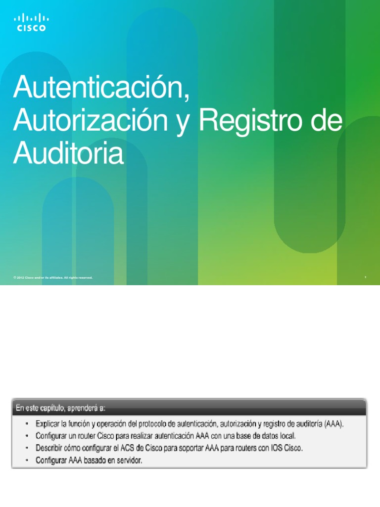 Es CCNAS v11 Ch03 | PDF | Radius | Transmission Control Protocol