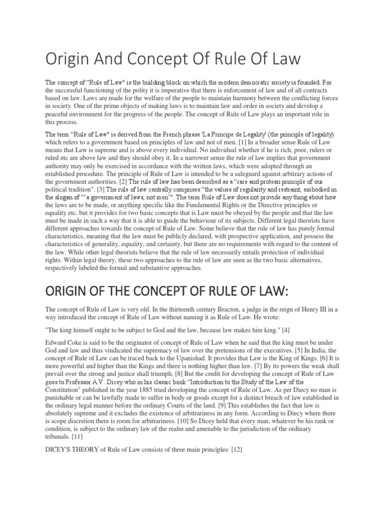Rule of Law | PDF | First Amendment To The United States Constitution ...