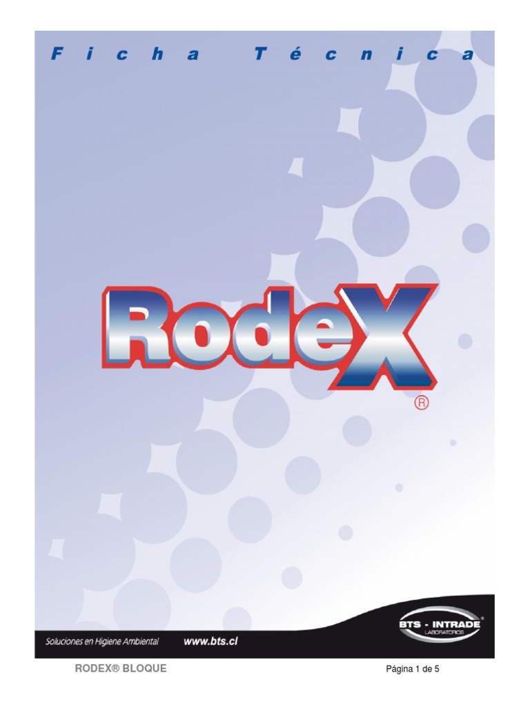 Rodex Bloque | PDF | Rata | Ratón