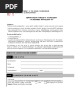 Form DGT 2025 | PDF | Taxes | Double Taxation